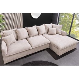 Riess Ambiente riess-ambiente Ecksofa HEAVEN 255cm champagner beige