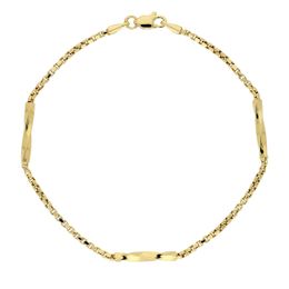 Goldarmband Vivance "delicate elegance" Armbänder Gr. Gelbgold 375, gelb (gelbgold 375) Damen Armbänder Gold