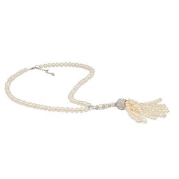 Collier Vivance "Y-Collier" Halsketten Gr. Silber 925 (Sterlingsilber), silberfarben (silber 925) Damen