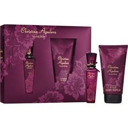 Christina Aguilera Damendüfte Violet Noir Geschenkset Eau de Parfum Spray 30 ml + Shower Gel 150 ml