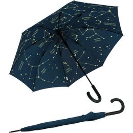 iX-brella Langregenschirm Motiv-Design Damen Automatik-Stockschirm bedruckt