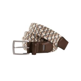 MONTI Flechtgürtel PALMA Flex-Bandgürtel gemustert, elastisch, beige