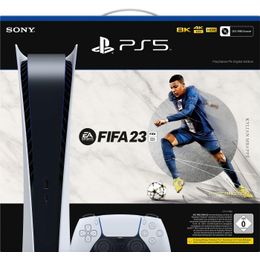 Playstation 5 -Digital Edition, inkl. FIFA 23 (Download Code), schwarz|weiß