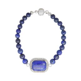 Armband Vivance "dark blue" Armbänder Gr. Silber 925 (Sterlingsilber), silberfarben (silber 925) Damen