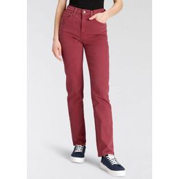 Levi's Levi's® Straight-Jeans 724 High Rise Straight colored Denim, rot