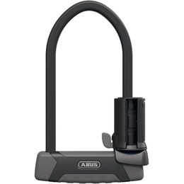 Abus Bügelschloss GRANIT XPLUS 540/160 + SH B (mit Halterung), grau|schwarz