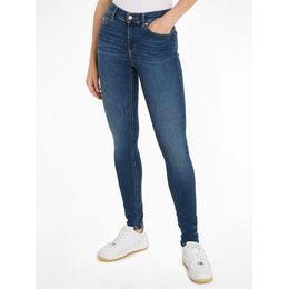 Tommy Jeans Skinny-fit-Jeans NORA MD SKN BH1238 im 5-Pocket-Style, blau
