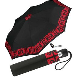 Pierre Cardin Langregenschirm schöner Damen-Regenschirm mit Auf-Zu-Automatik