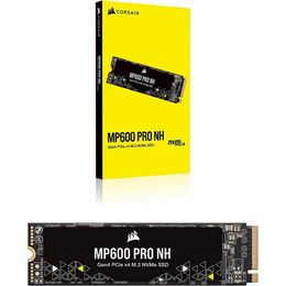 Corsair MP600 PRO NH Gen4 PCIe x4 NVMe M.2 SSD interne SSD (500GB), schwarz
