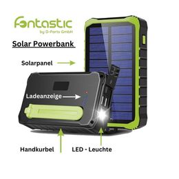 FONTASTIC Solar Power Bank Crank10 Solar Powerbank