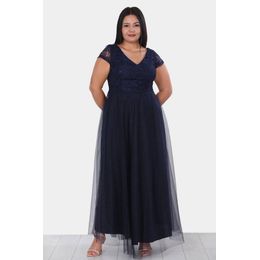 Modabout Abendkleid Langes Maxikleid Sommerkleid für große Größen- NELB0588D5124LCV (1-tlg)