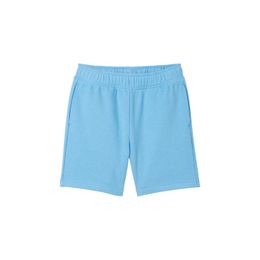 Tom Tailor Jungen Basic Sweat Shorts, blau, Uni, Gr. 104/110