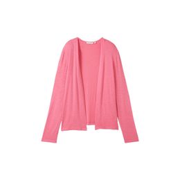 Tom Tailor Damen T-Shirt Cardigan, rosa, Gr. XXL