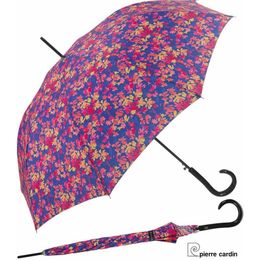 Pierre Cardin Langregenschirm mit Auf-Automatik Frühlingsblumen