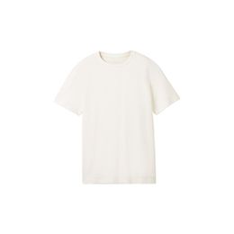 Tom Tailor Jungen Oversized T-Shirt mit Bio-Baumwolle, weiß, Uni, Gr. 140