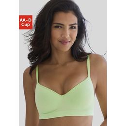 Lascana Push-up-BH 'COMFY BRA' grün Gr. 70AA. Vergrößert Optisch Die Brust und mit Bügel. Nachhaltig.