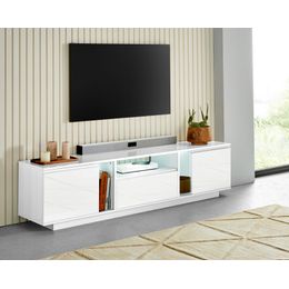 TV-Board Inosign "Elegant" Sideboards Gr. B/H/T: 180,2 cm x 40 cm x 40 cm, weiß TV-Lowboards