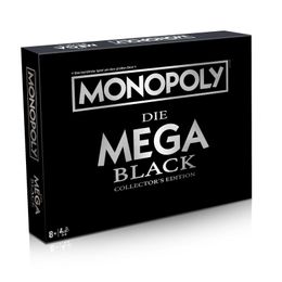 Winning Moves Monopoly Mega Black Edition Brettspiel Gesellschaftsspiel
