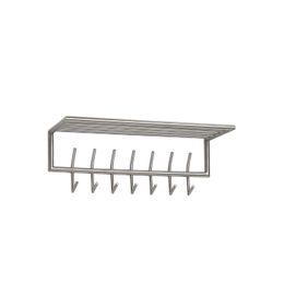 Wohnling Wandgarderobe WL6.448 (Metall Silber 74