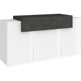 Kommode Inosign "Coro" Sideboards Gr. B/H/T: 140 cm x 86 cm x 45 cm, weiß (weiß, schiefer) Kommode