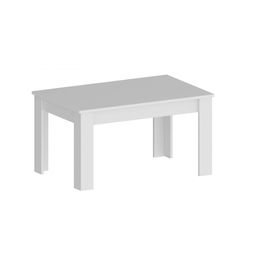 Esstisch Inosign "JESI" Tische Gr. B/H/T: 140 cm x 75 cm x 90 cm, Einlegeplatte, weiß (weiß hochglanz, hochglanz) Esstische rechteckig