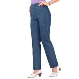 Schlupfjeans Classic Basics Gr. 225, E x trakurzgrößen, blau (dark blue) Damen Jeans