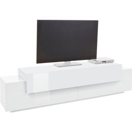 Lowboard Inosign "Coro" Sideboards Gr. B/H/T: 200 cm x 51,6 cm x 45 cm, weiß (weiß, hochglanz) Lowboards