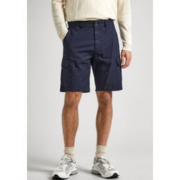 Cargoshorts Pepe Jeans Gr. 32, N-Gr, blau (dulwich blue) Herren Hosen Cargoshorts