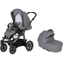 Kombi-Kinderwagen Hartan "Racer GTS - Casual Collection" grau (little zoo) Baby Kinderwagen Kombikinderwagen