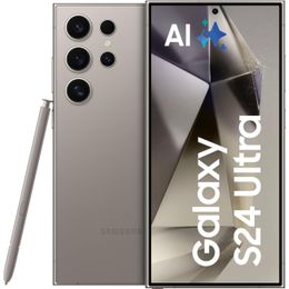 Samsung Smartphone "Galaxy S24 Ultra 256GB" Mobiltelefone grau (titanium gray) Smartphone Android Bestseller