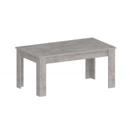 Esstisch Inosign "JESI" Tische Gr. B/H/T: 160 cm x 75 cm x 90 cm, Einlegeplatte, silberfarben (silber beton matt, silber matt) Esstische rechteckig