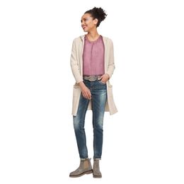 Longstrickjacke Linea Tesini BY HEINE Gr. 36/38, beige (sand) Damen Strickjacken