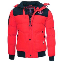 Geographical Norway Winterjacke G-Valon & G-Vance by leyoley mit abnehmbarer Kapuze