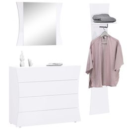 Garderoben-Set Inosign "Arco" Kastenmöbel-Sets weiß (weiß hochglanz) Garderoben-Sets