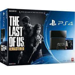 Sony PlayStation 4 500GB - Schwarz + The Last of Us Remastered