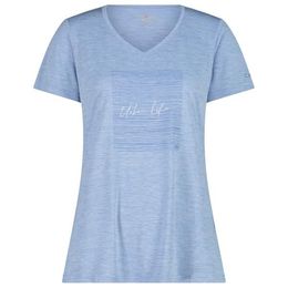 CMP - Women's Light Melange T-Shirt - Funktionsshirt Gr 34 blau