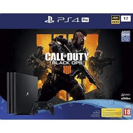 Sony PlayStation 4 Pro 1000GB - Schwarz + Call of Duty: Black Ops 4