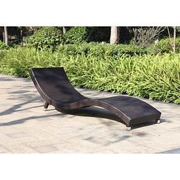 Garden Pleasure Sonnenliegen Caracas braun Aluminium 2 St.