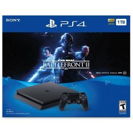 Sony PlayStation 4 Slim 1000GB - Schwarz + Star Wars Battlefront II