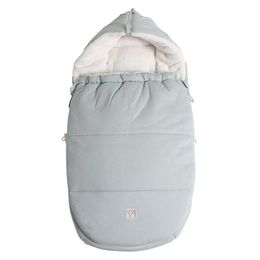 Kaiser Naturfellprodukte Babyschalen-Fußsack "Jersey Hood" in Grau - (L)80 x (B)40 cm
