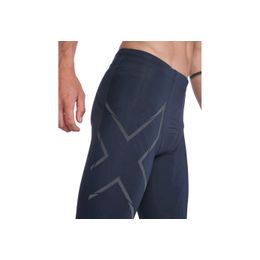 2XU Sporthose Laufhose lang Light Speed Compression Tights (1-tlg) Kompressionsunterstützung für Adduktoren