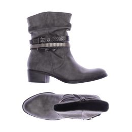 Marco Tozzi Damen Stiefelette, grau