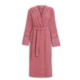 PIP Studio Bademantel Soft Zellige Bathrobe Coral M Korallenrot 100% Cotton