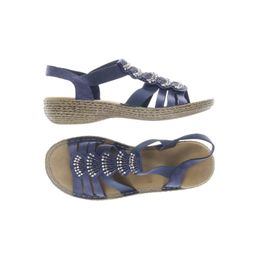 Rieker Damen Sandale, blau