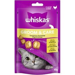 whiskas Snack Groom & Care mit Huhn 8x45 g