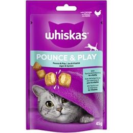 whiskas Snack Pounce & Planmit Huhn 8x45 g