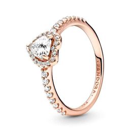 Pandora Fingerring Ring Herz für Damen mit Zirkonia Pandora ROSE