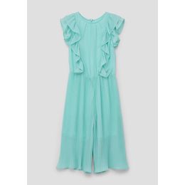 s.Oliver Overall Plissierter Jumpsuit mit Volants-Details Volants