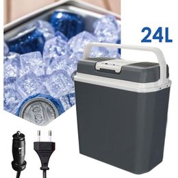 24 Liter 2in1 Kühlbox Elektrische Kühltasche Isoliertasche Thermobox Warmhaltebox Auto Camping Thermal Kühlbox - Tolletour