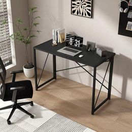 Mcc miami Schreibtisch, Klappschreibtisch, Computertisch, Bürotisch, Home Office, Schwarz - black